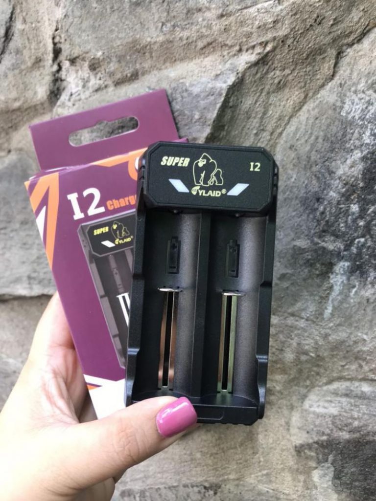 bộ sạc đôi 2 viên pin vape cylaid chính hãng chất lượng